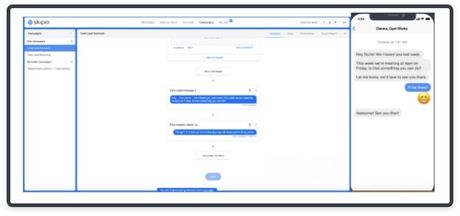 Skipio Business Text Messaging - Personalized Messaging