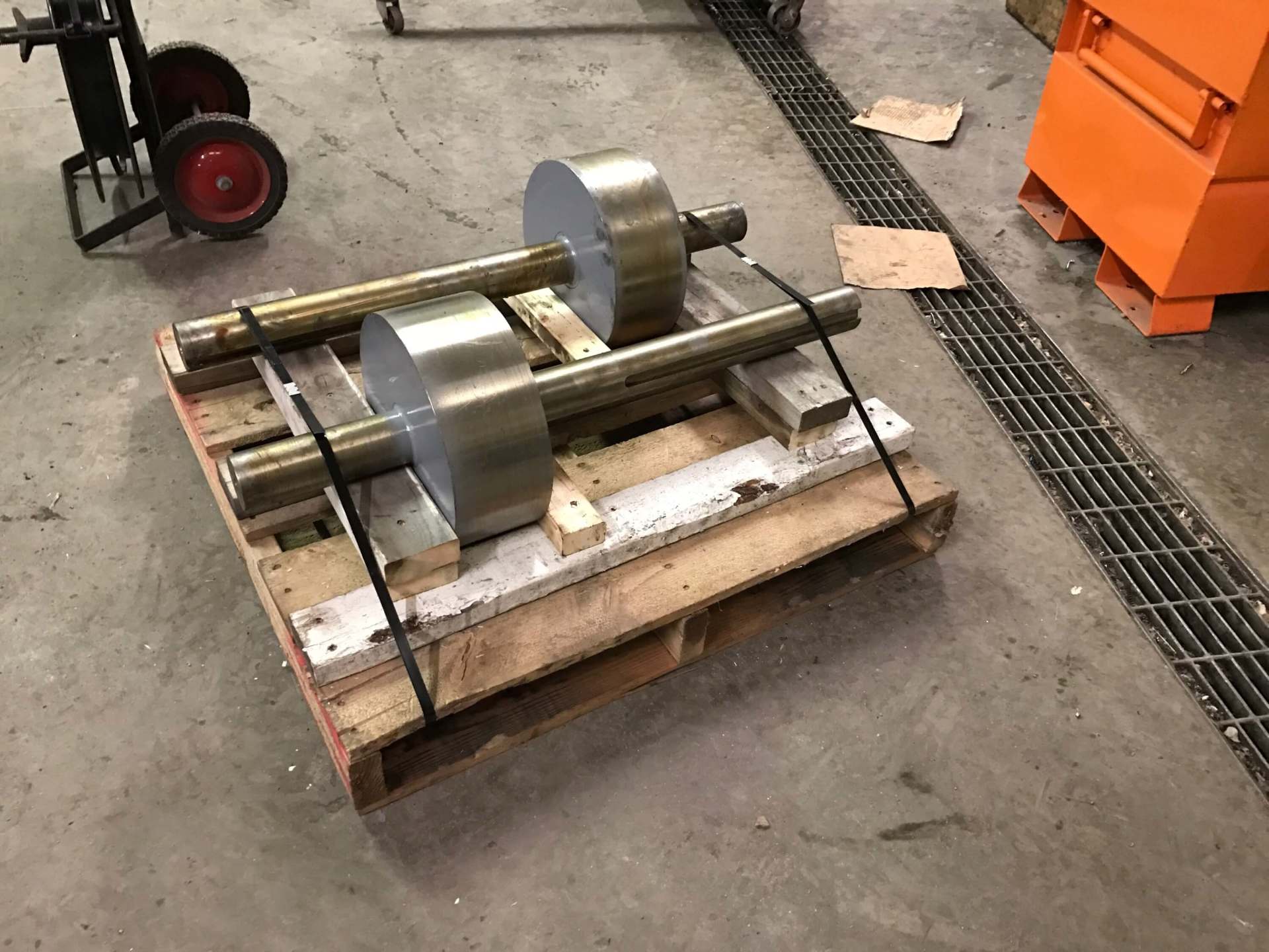 Commercial Rotary Dryer Drum Parts, Trunnion Replacement IA, Trunnions