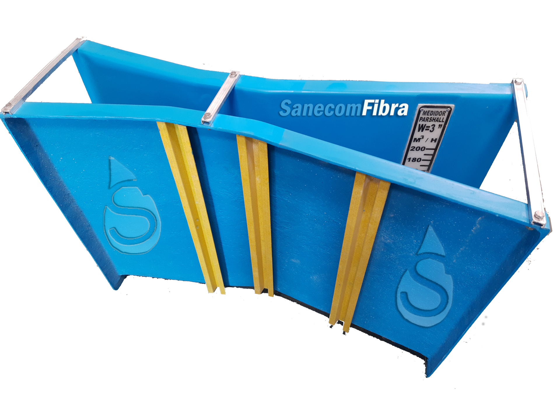 Calha Parshall - Padrão - SanecomFibra