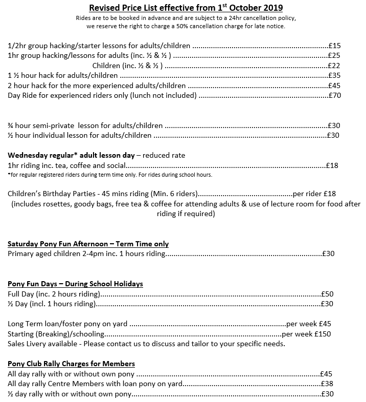 Underhill Riding Stables