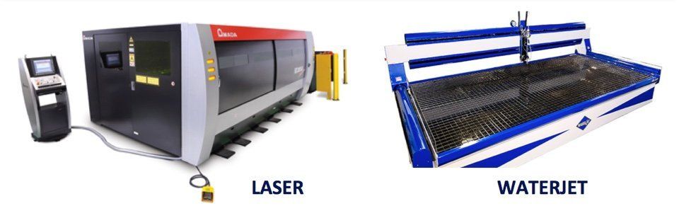 Laser Vs. Waterjet Cutting Comparison | Van Industries