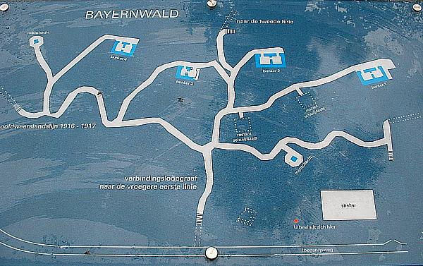 YPRES SALIENT - Bayernwald Trenches - Wijtschate