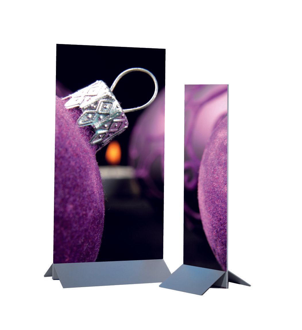 Rigid wedge displays