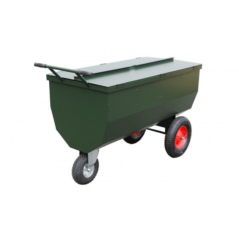 Horse Feed trolley for easier feeding and feed storage. Great design