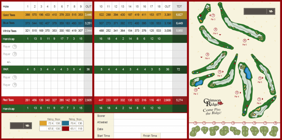 Crimson Ridge Golf | Northern Ontario's Premier Year Round Facility