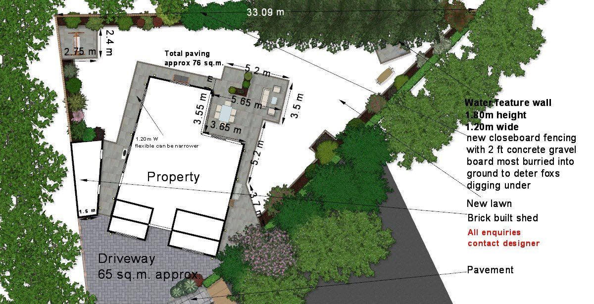 3D Garden designers | New Garden Design | 3D Visual Design