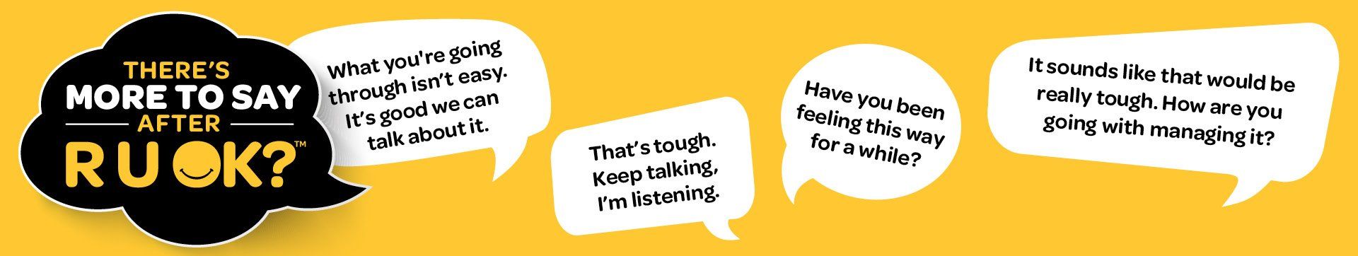 A conversation could change a life | R U OK?