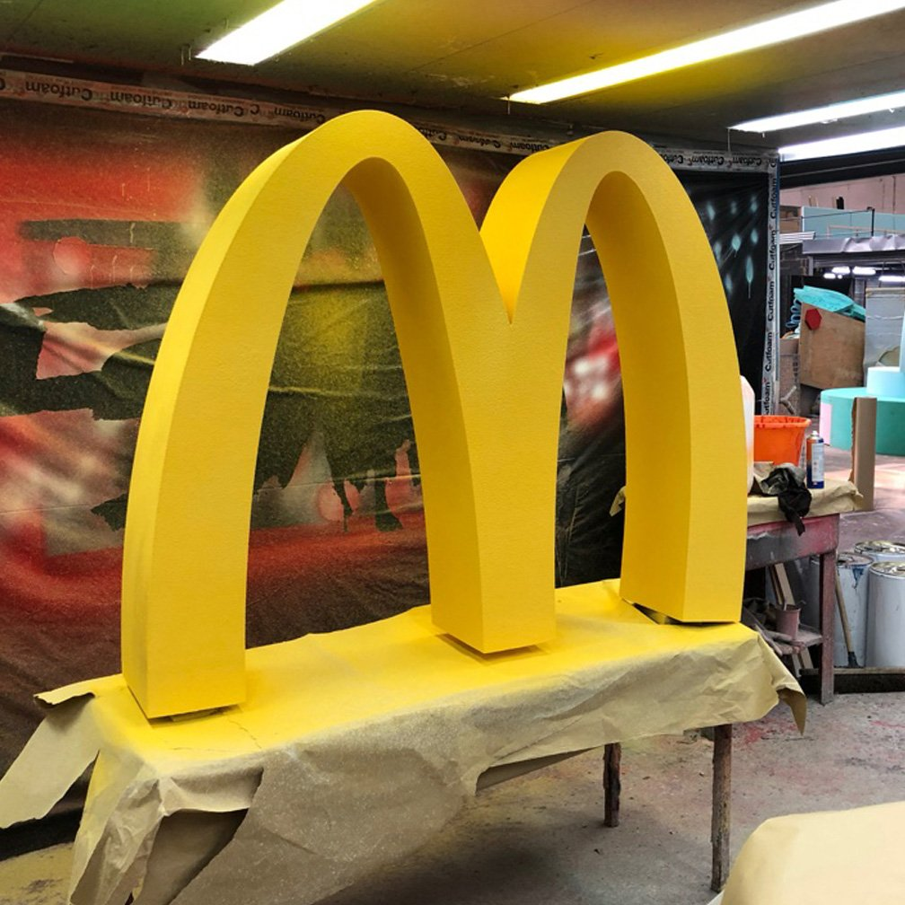Cut Foam Large Letters, Foam Logos and Signage | Cutfoam