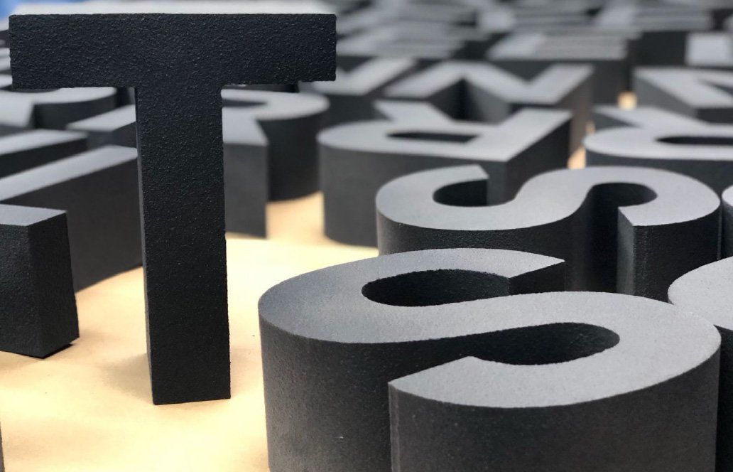 Cut Foam Large Letters, Foam Logos and Signage | Cutfoam