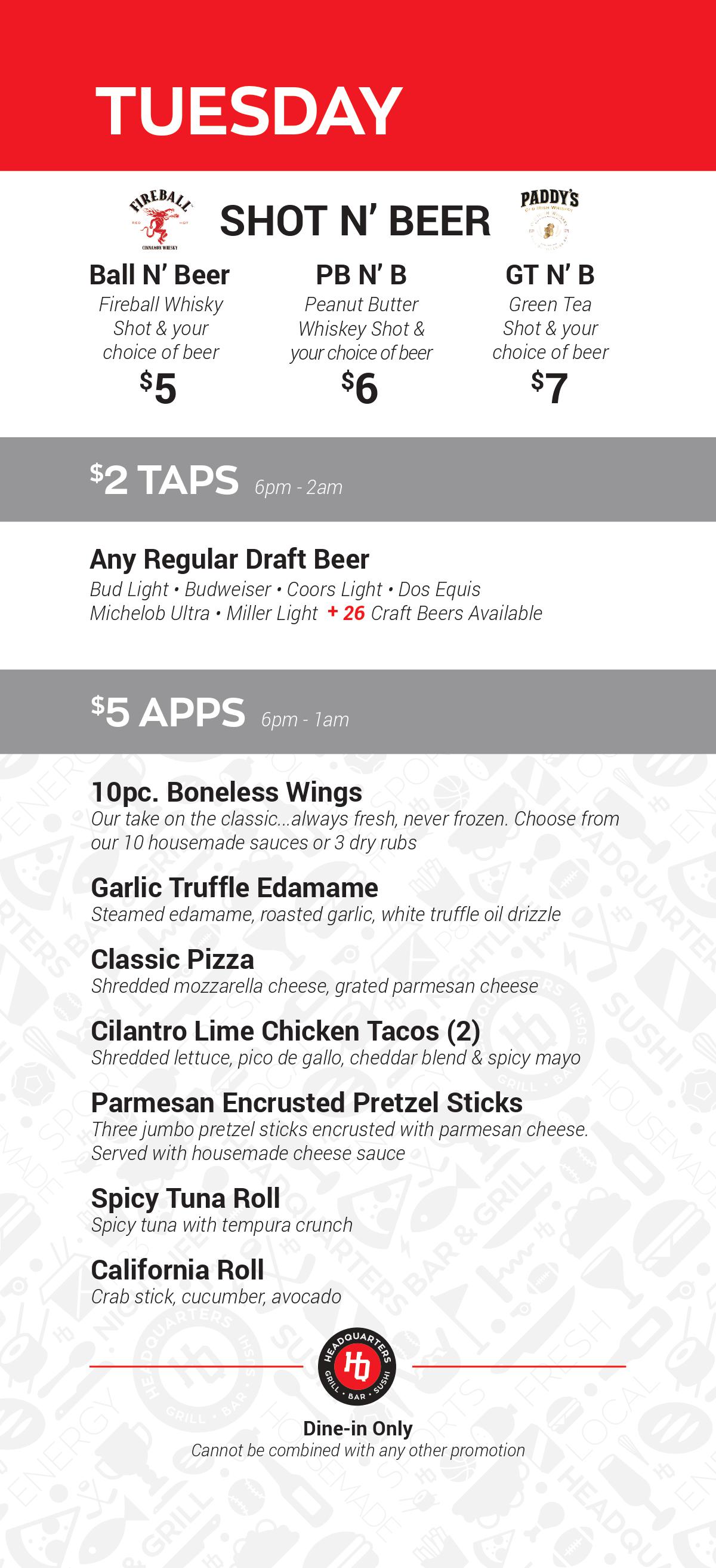 Headquarters Grill Bar Sushi - Peoria, AZ