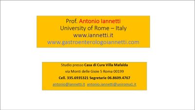 Video interviste - Roma - Dott. Prof. Antonio Iannetti, Roma - Video Gallery