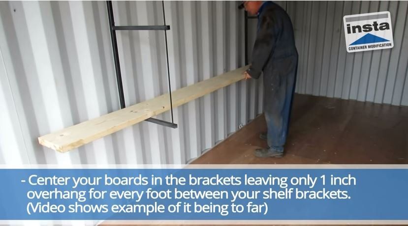 How to Install Cargo Container Shelving