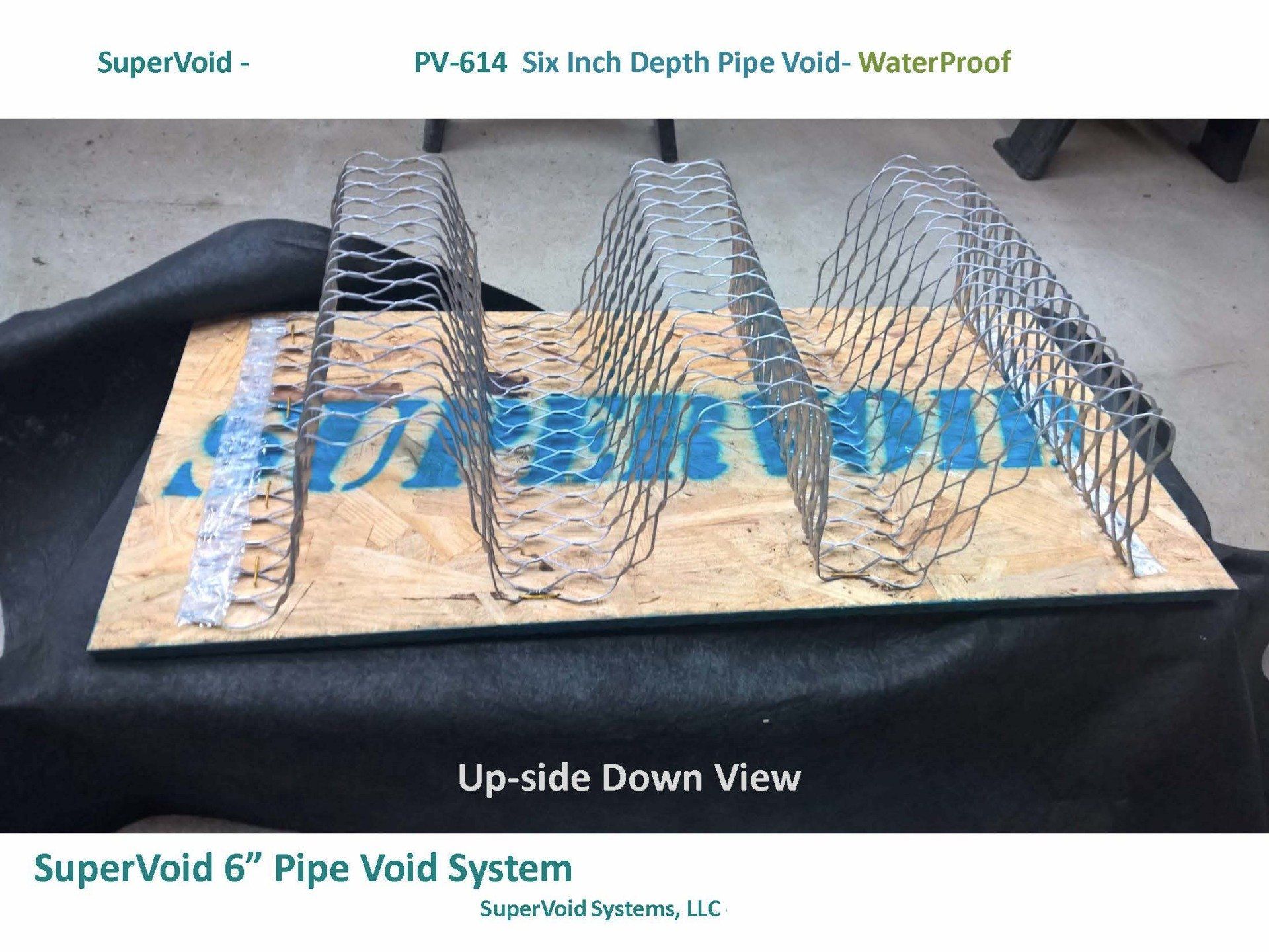 SuperVoid Systems Void Forms Carton Form Pipe Void Waterproof Concrete ...