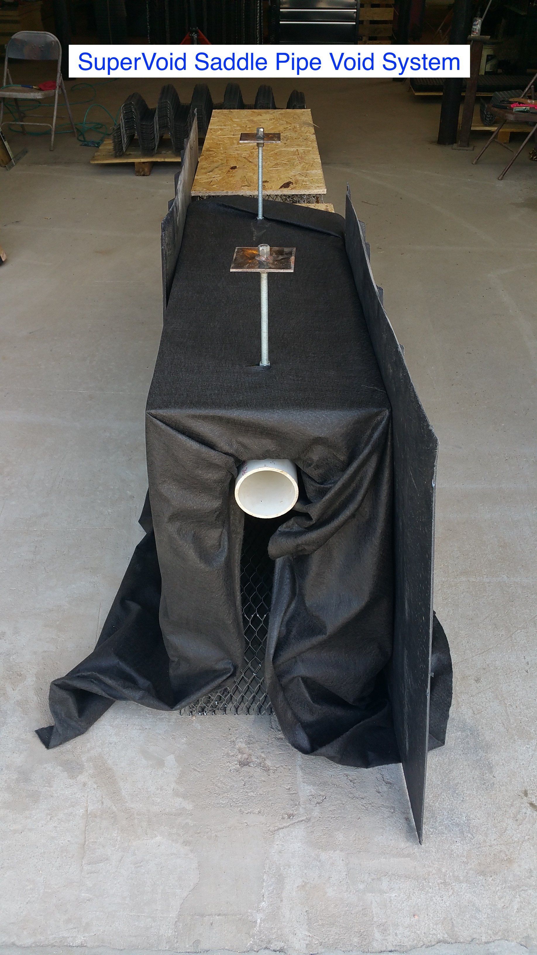 SuperVoid Systems Void Forms Carton Form Pipe Void Waterproof Concrete ...