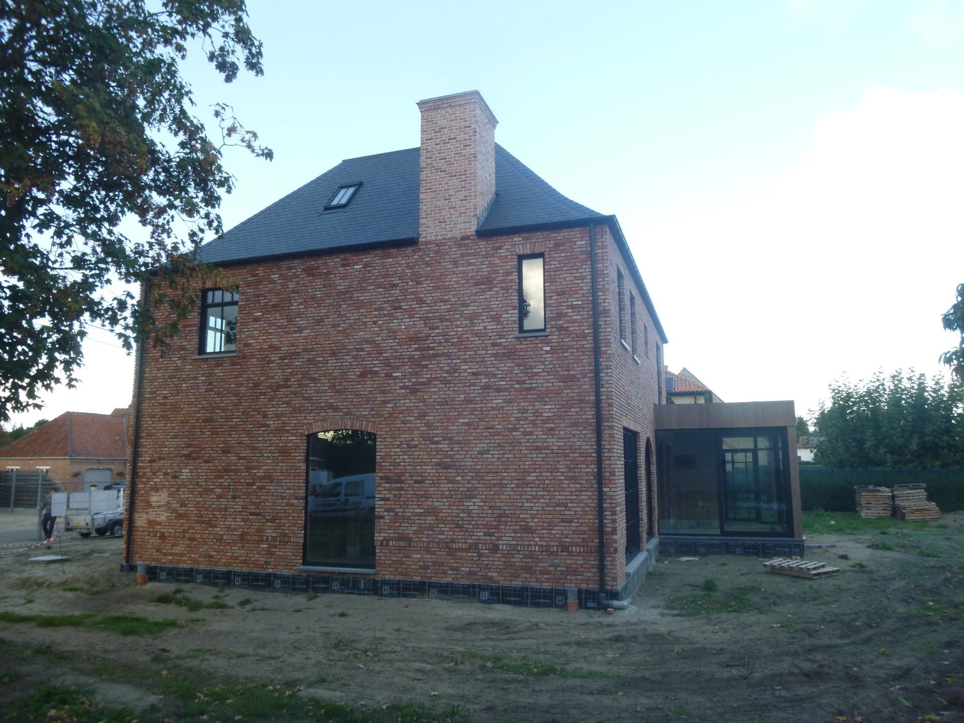 Landelijke nieuwbouw woning manoir stijl in Booischot ...