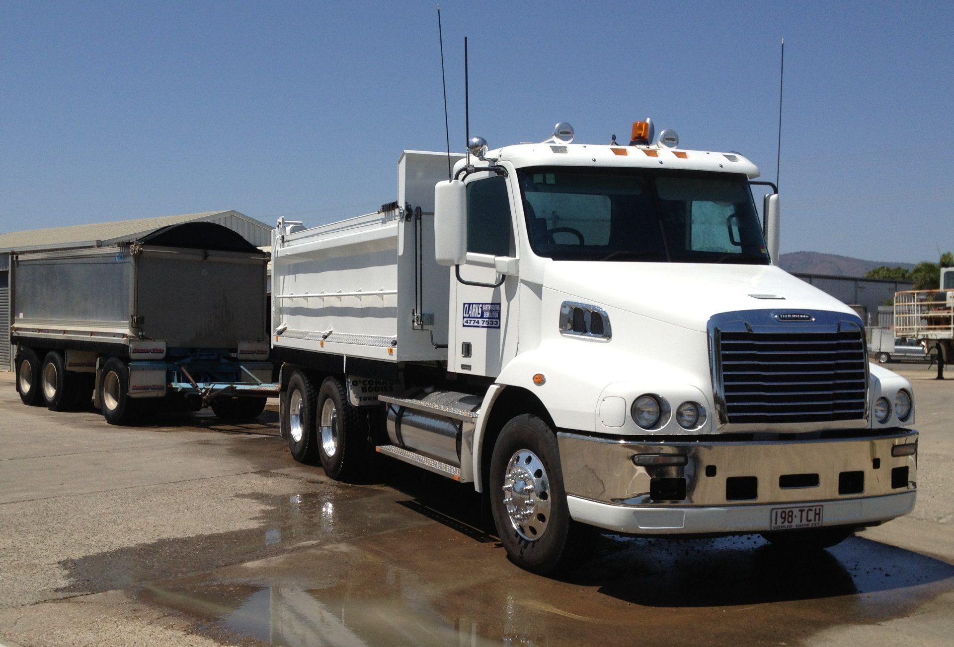 Clarks Excavations & Plant Hire | Tip trucks