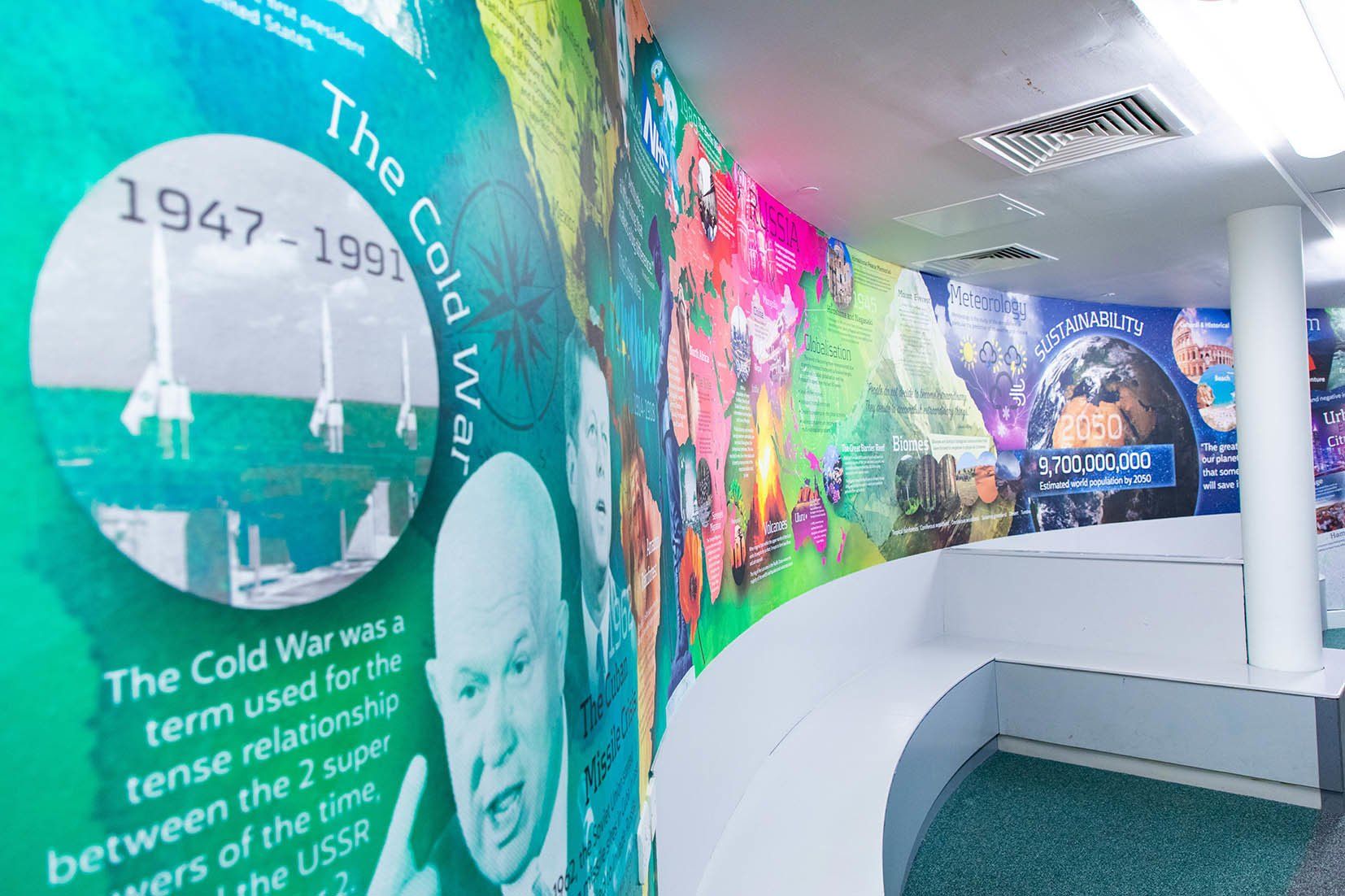 Graphic design, school murals, photography, printing: Fusional UK