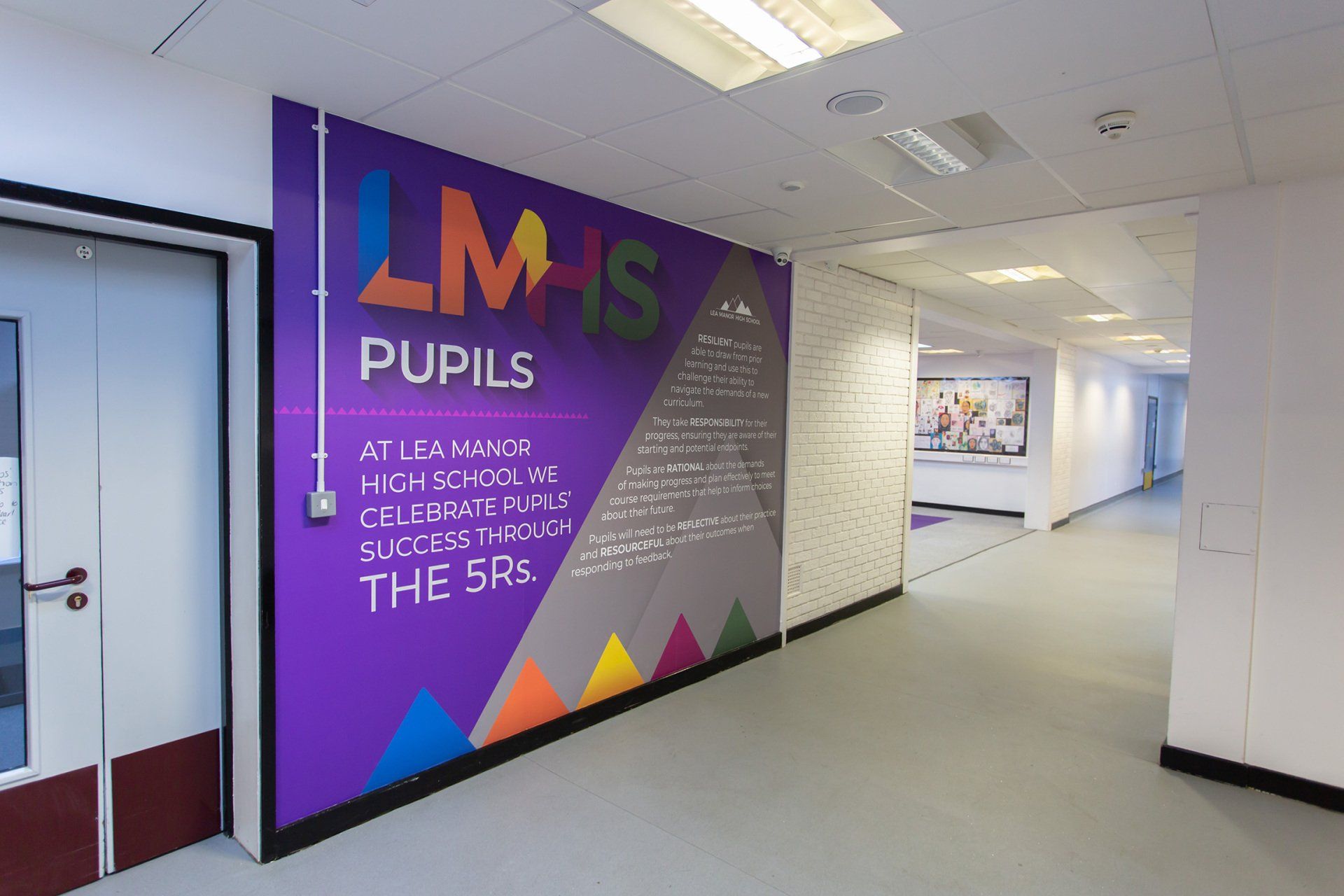 Digital Murals for Lea Manor High School