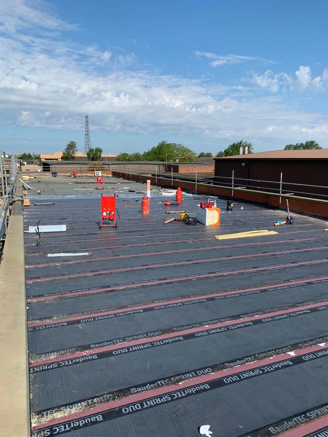 Flat roofing projects in Bedford