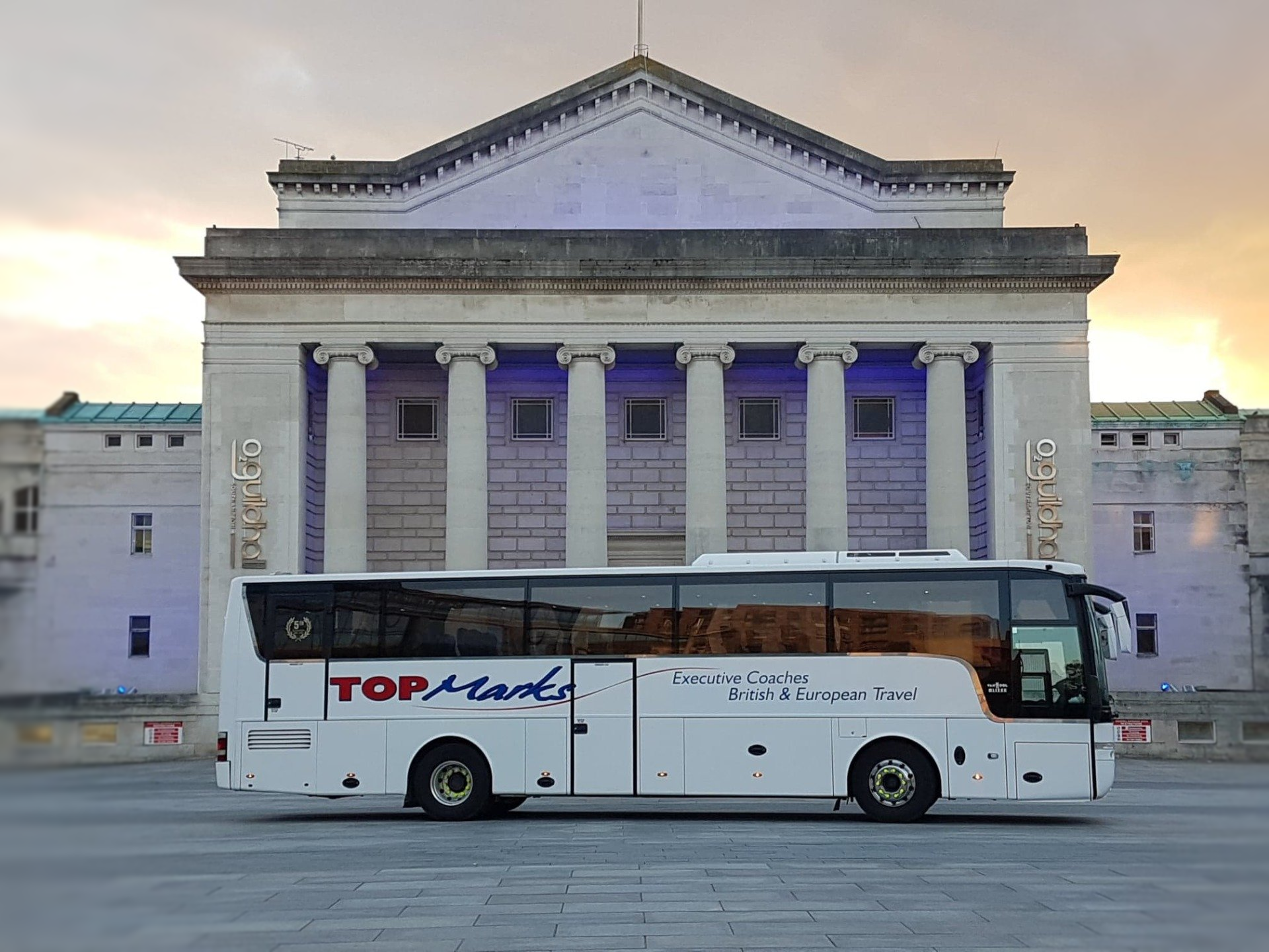 Coach hire services from Top Marks