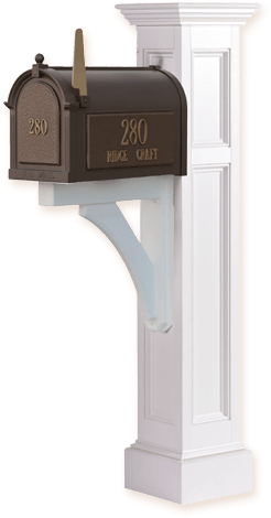 Vinyl Mailbox Post & Double Mailbox Post | Mailboxes Lancaster, PA