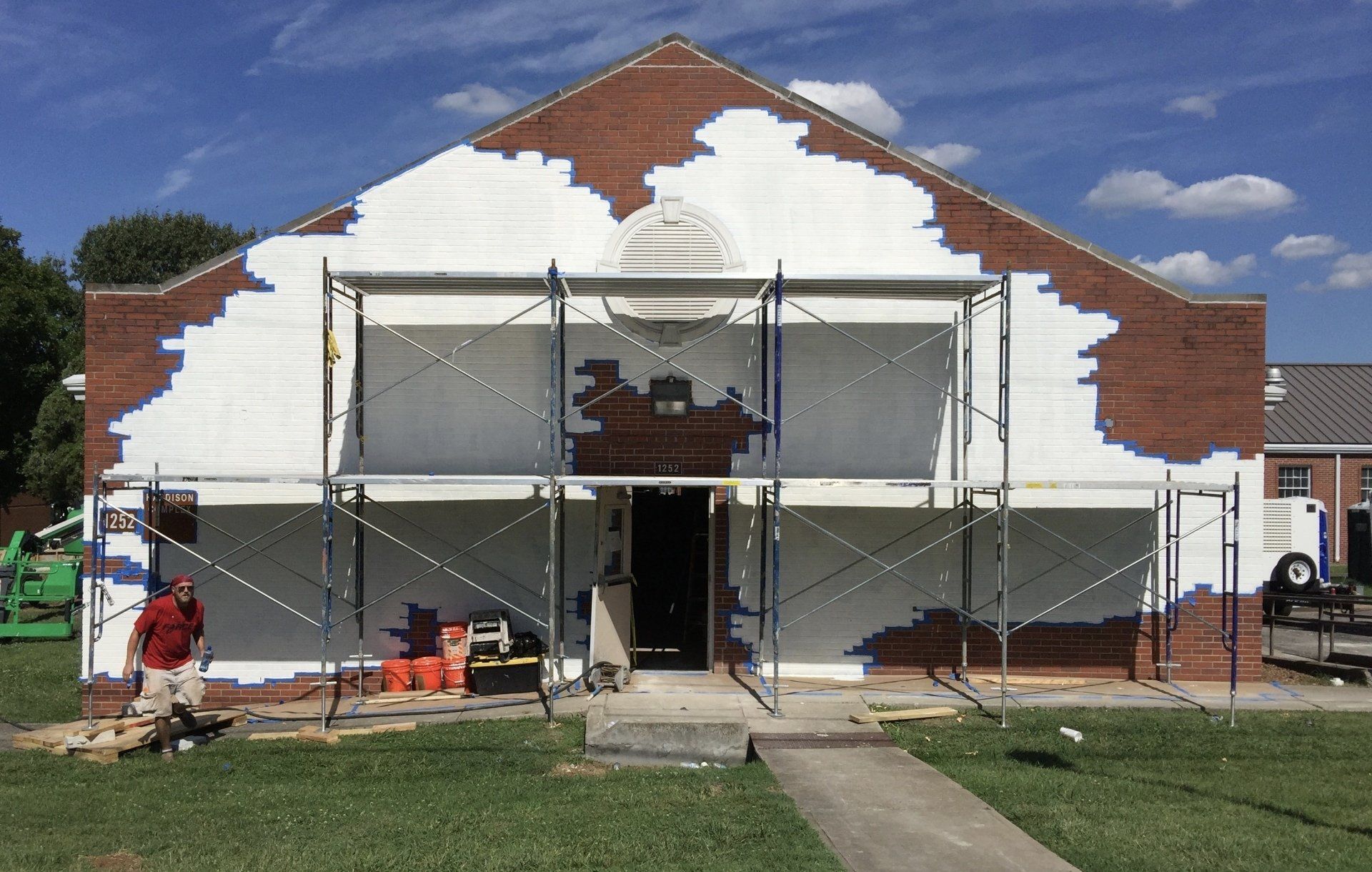 Amazing Nashville STEM Preparatory Academy School Exterior Mural