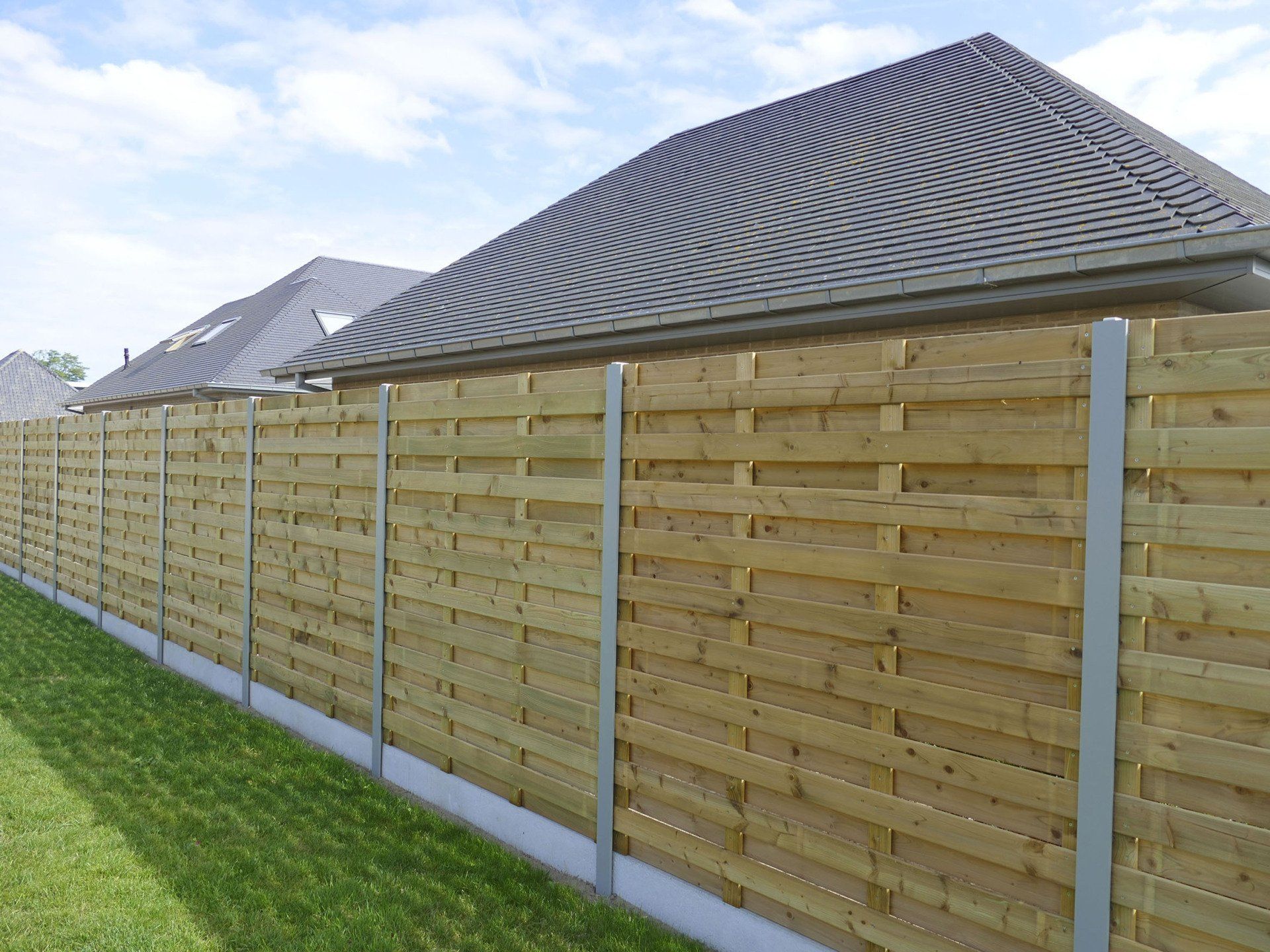 aluminium palen voor afsluitingen, omheiningen, schuttingen