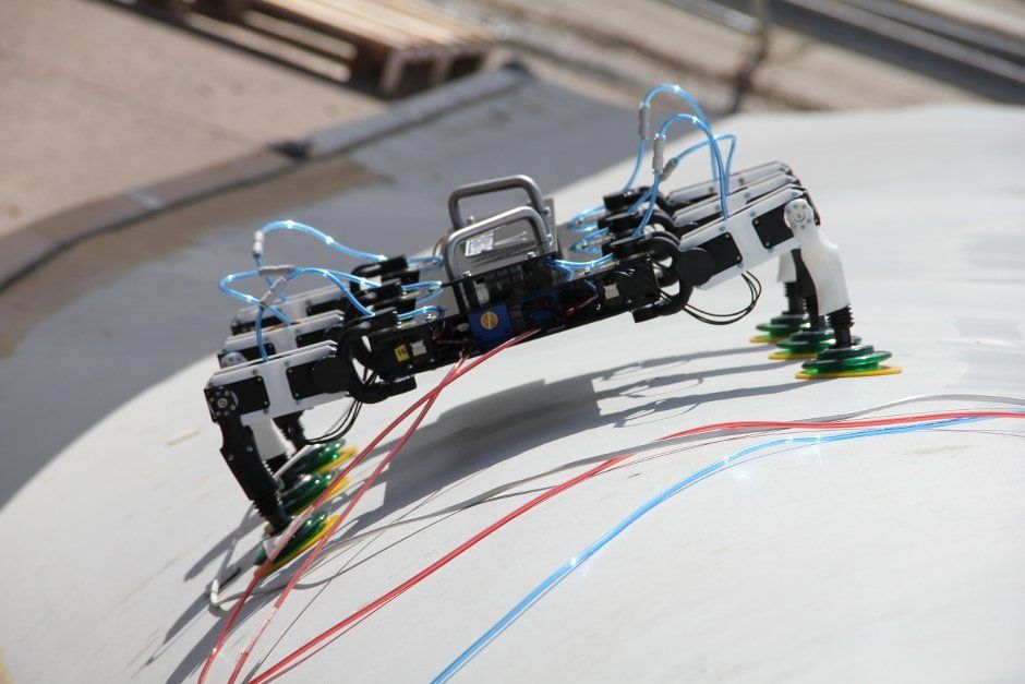 Robot team set sail for offshore wind farm inspection