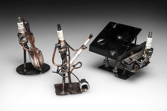 Gallery | The Spark Plug Guy Metal Sculptures