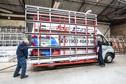 External Van Racking | Top Fleet - The Ultimate Glass Racks