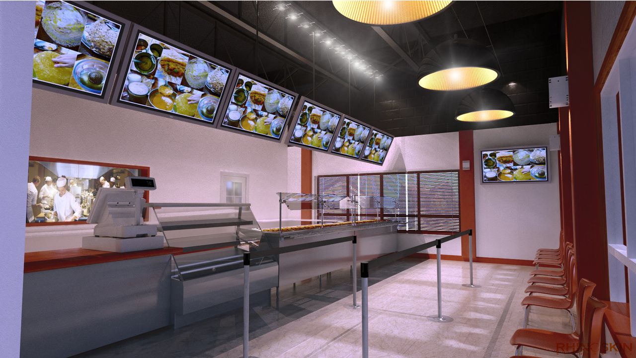 Design of a Food Catering take out restaurant