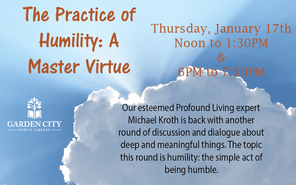 The Practice Of Humility