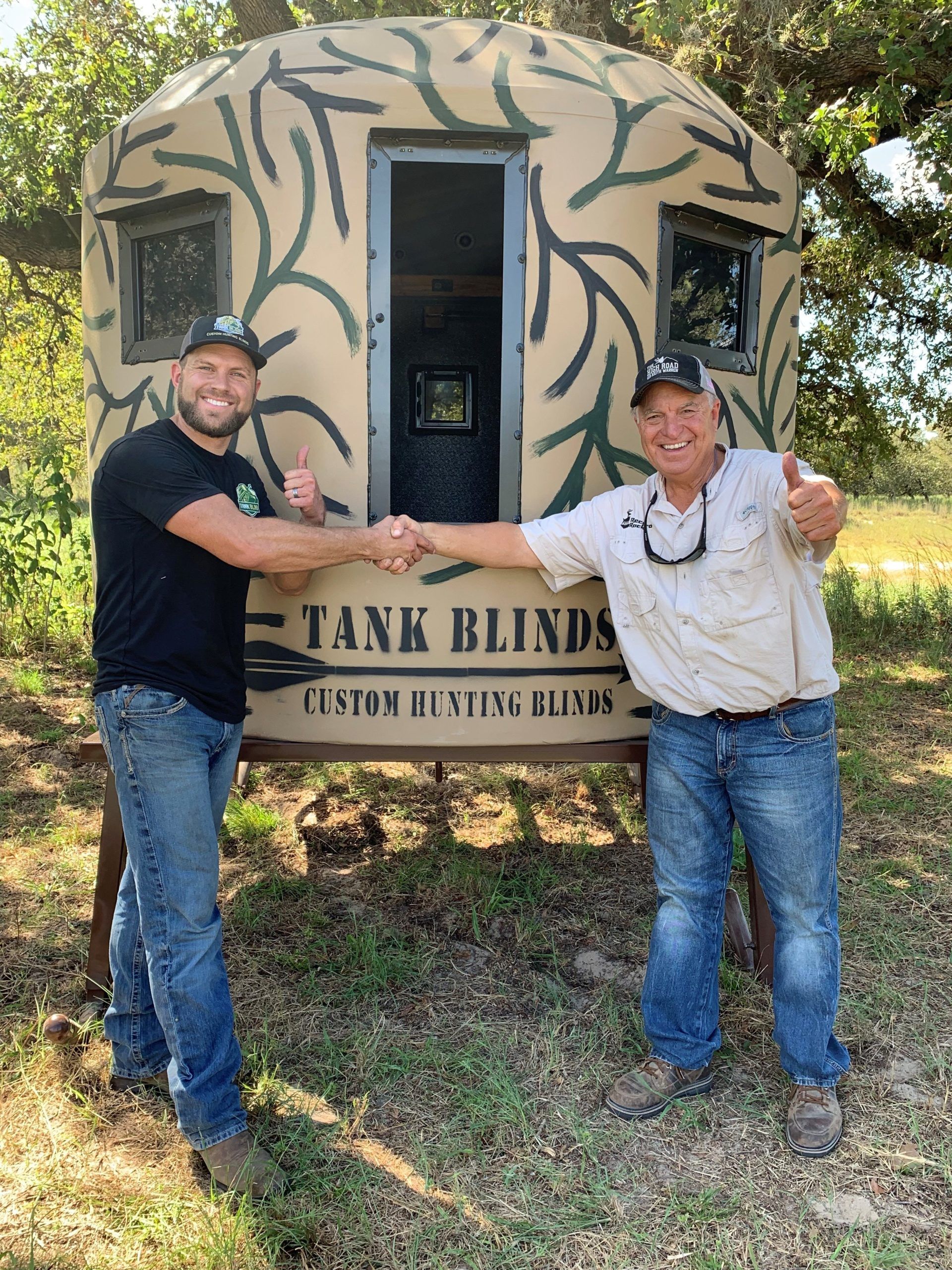 Tank Blinds - Deer Blinds Built In Texas