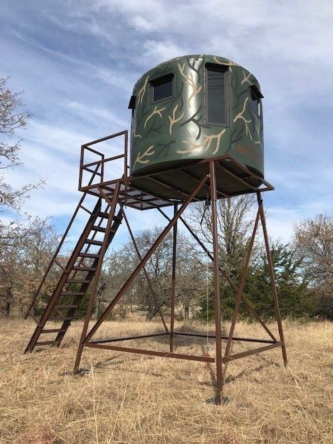 Tank Blinds - Deer Blinds Built In Texas