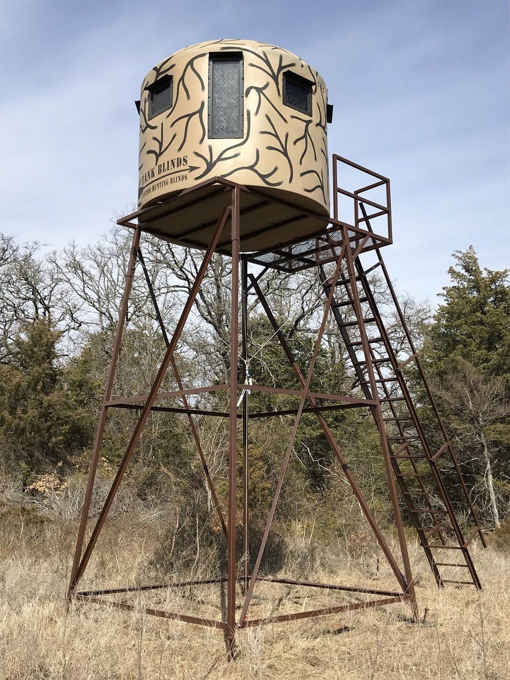 Tank Blinds - Deer Blinds Built In Texas