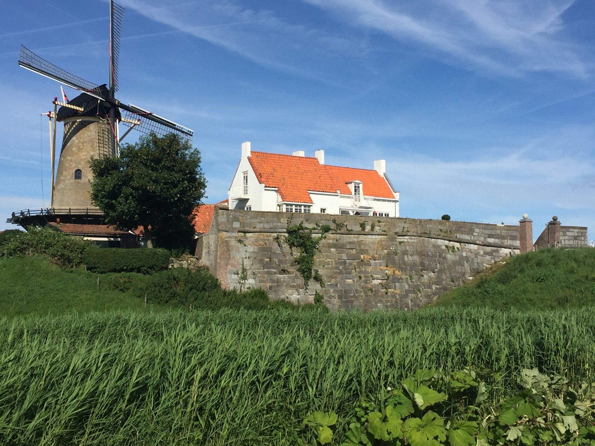 blauwe Bolwerk, restant van fortificatie van een historische wal uit 1621