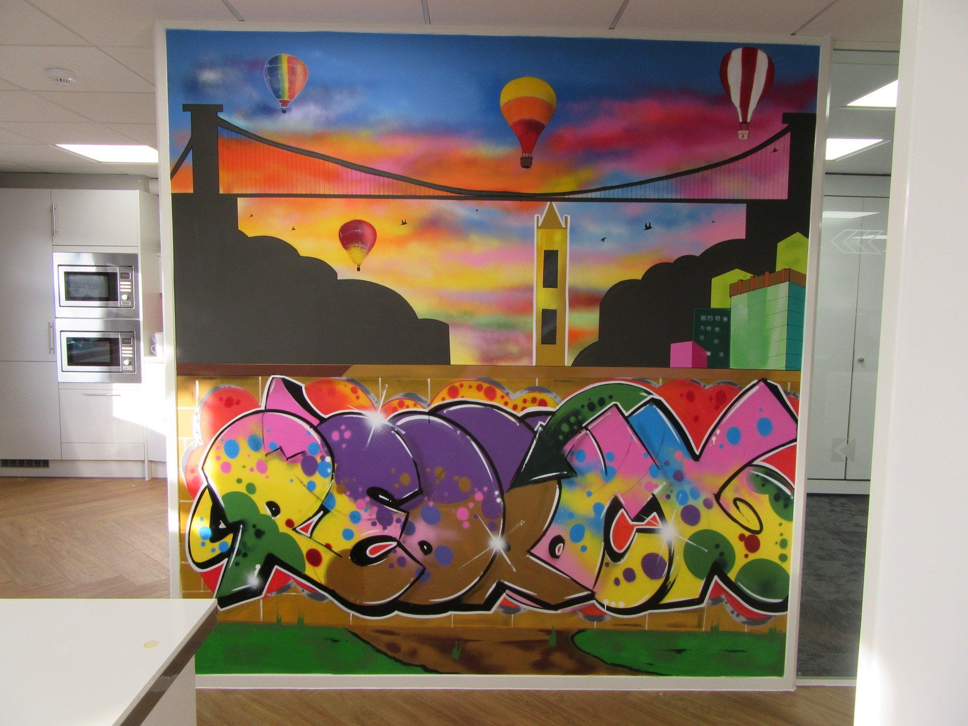 Office Graffiti Murals