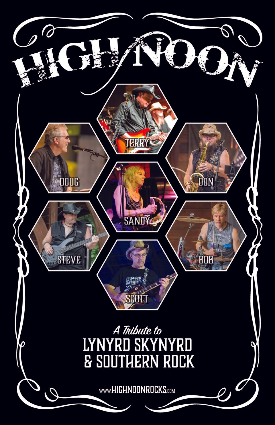 Merch | High Noon Band | Shirts | Tank Tops | Posters