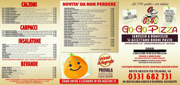 Ingredienti genuini | Busto Arsizio, VA | Go-Go Pizza
