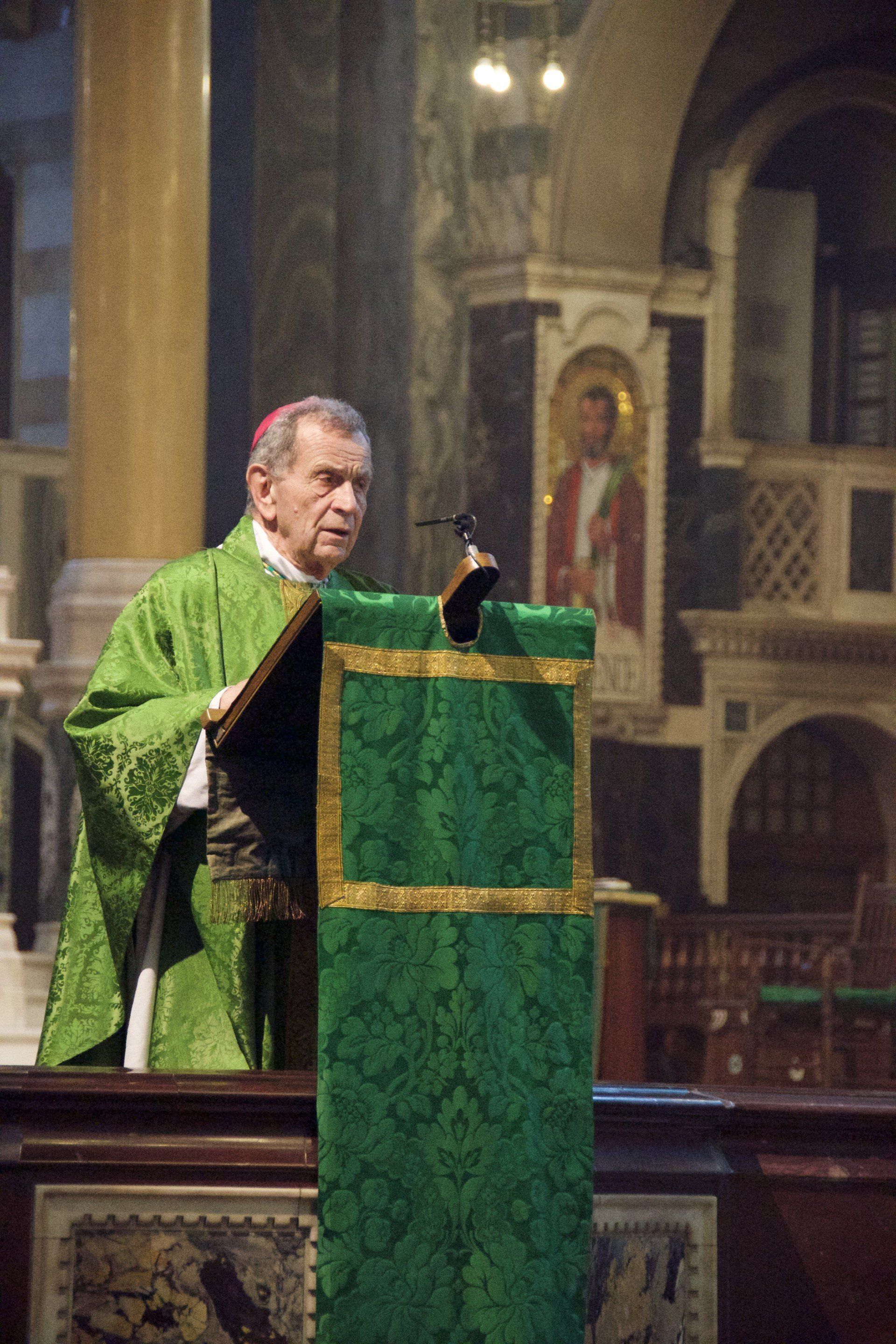 Return to Belmont of Bishop Mark