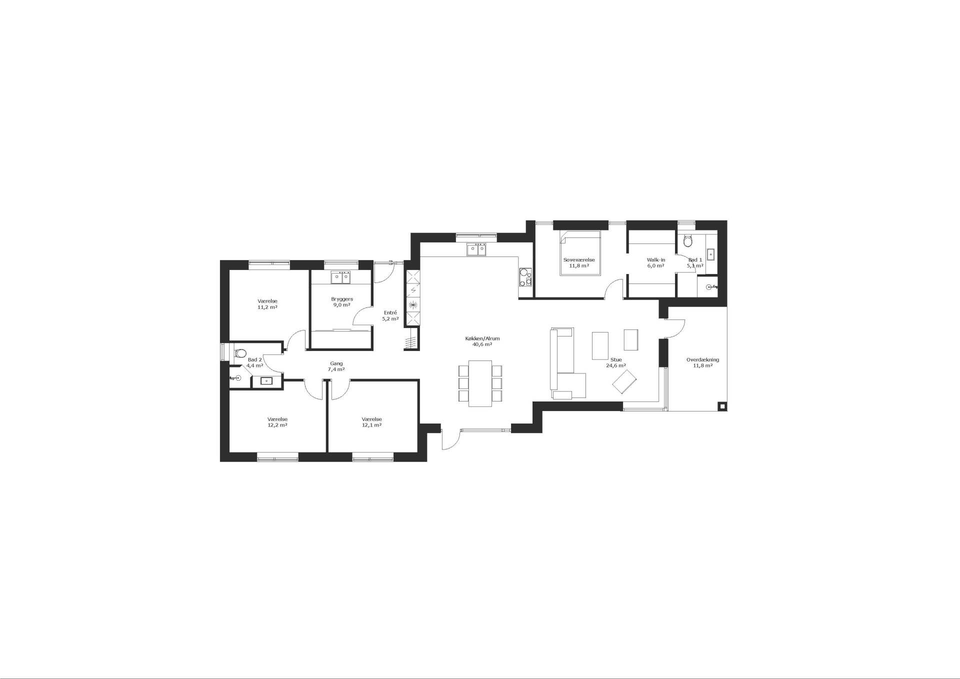 Plantegning hus med mål │ Lad dig inspirere af vores plantegninger