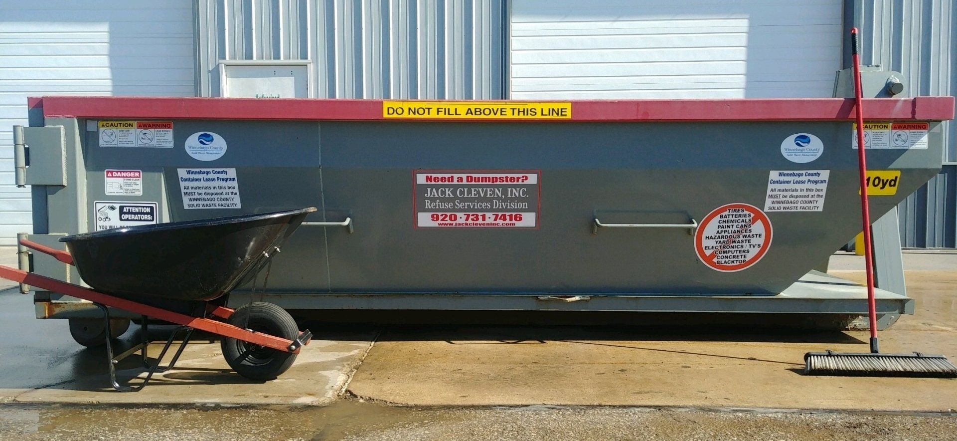 Roll Off Dumpster Rental 10, 15, 20, 30 yard | 6 and 8 Yard Dumpsters