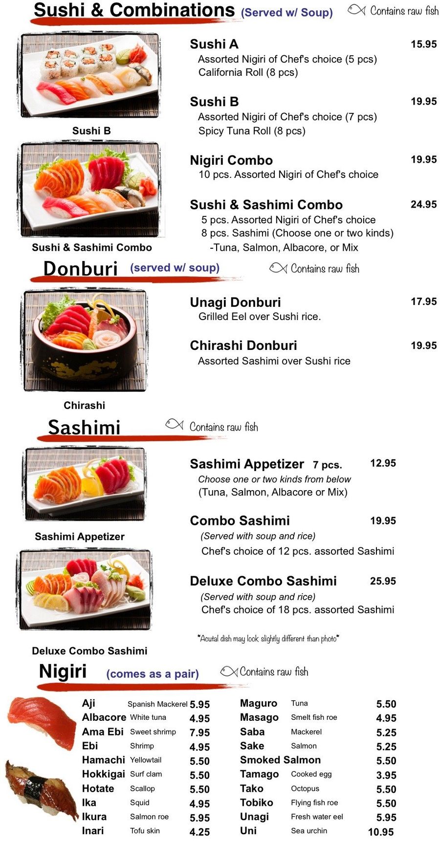 Crazy Sushi Rocklin Menu, Appetizer, Sushi & Sake, Restaurant Menu
