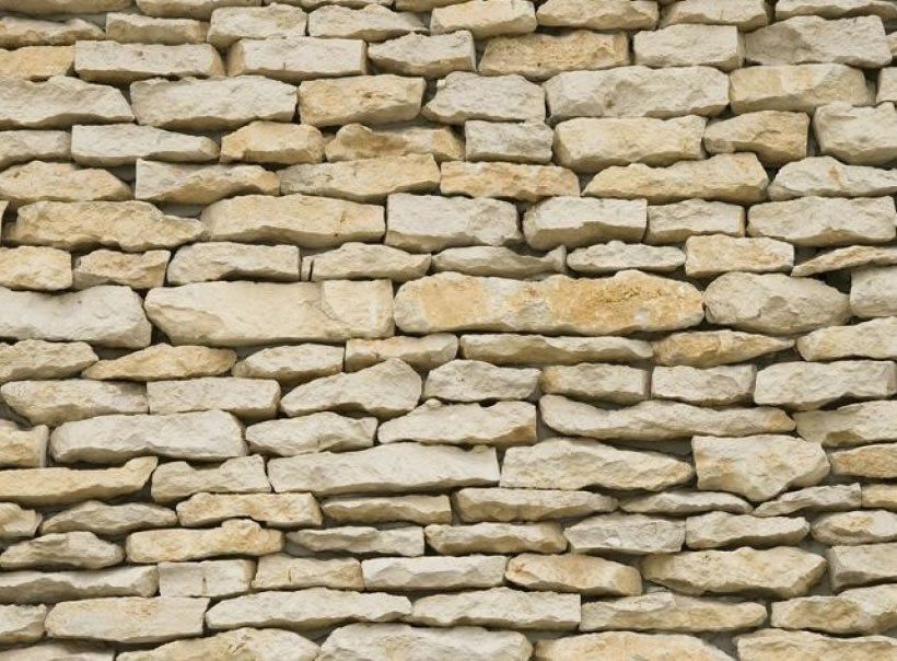 Random Coursed Limestone - Natural Rubble Limestone | Real Stone Cladding
