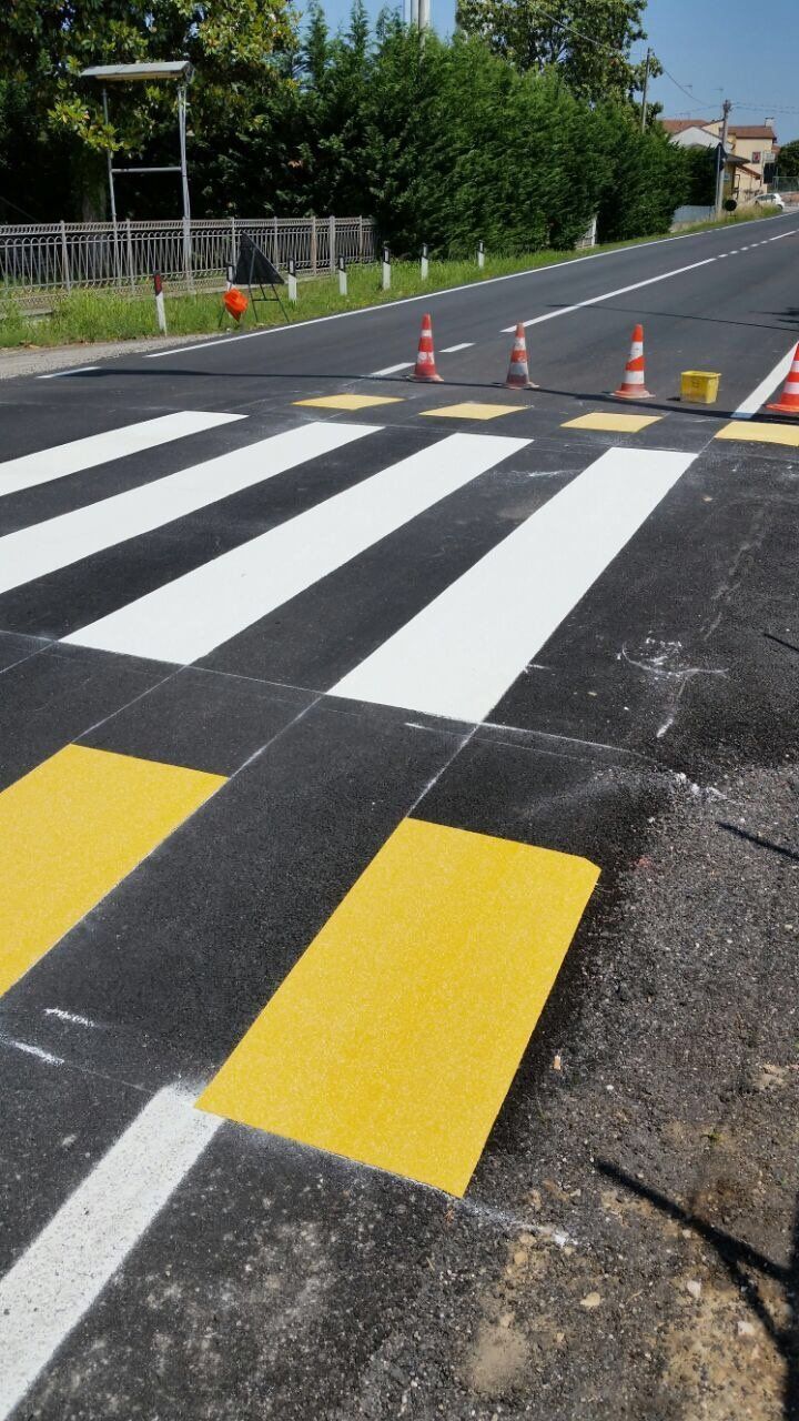 Tracciatura segnaletica orizzontale | Terrassa Padovana | Euganea