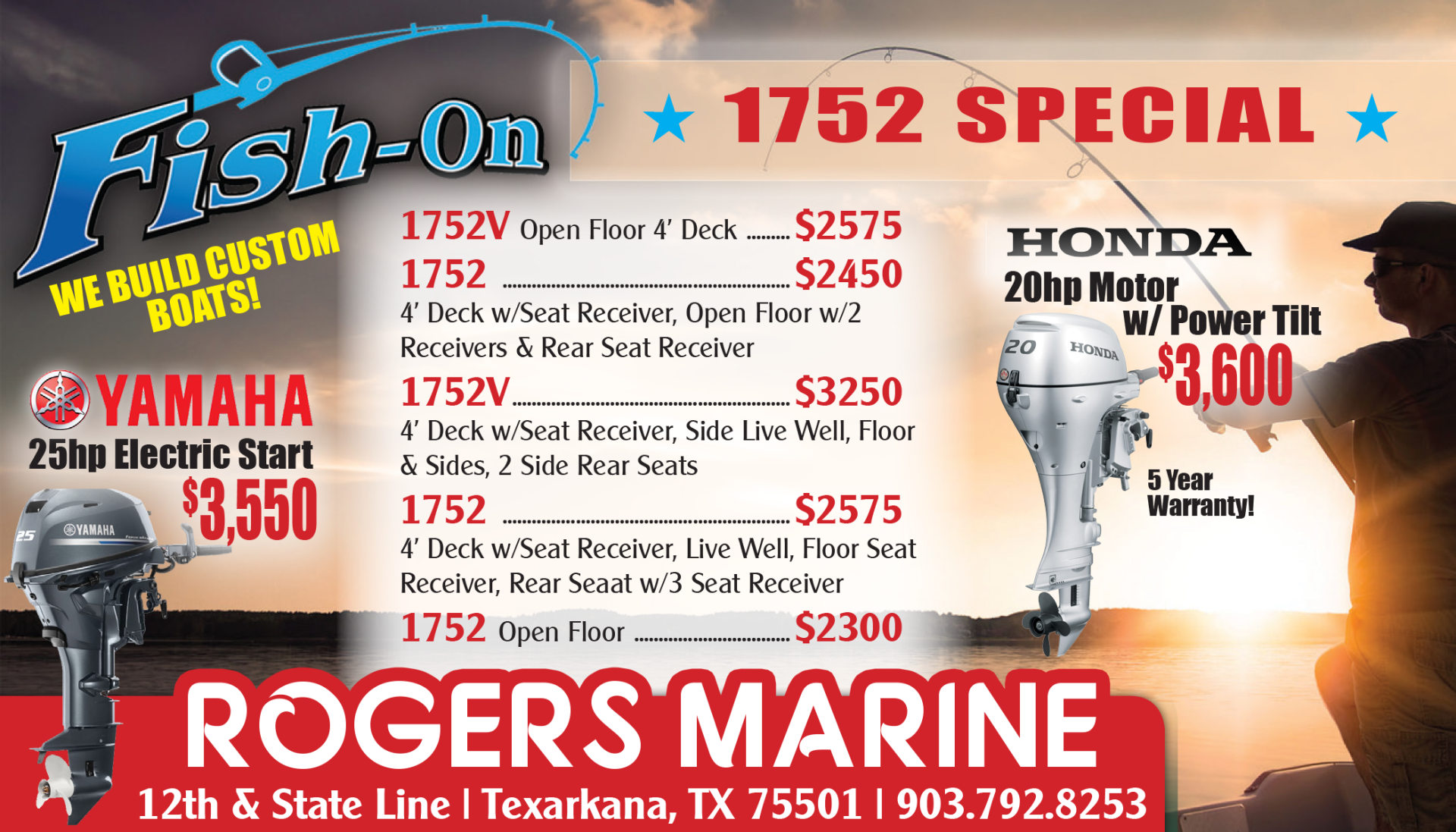 Water | Rogers Marine | Texarkana, Texas