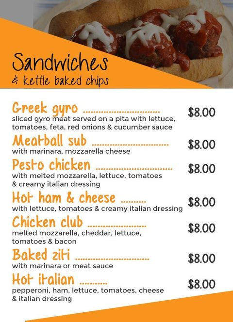 Palio's Pizza Cafe, Azle Menu options