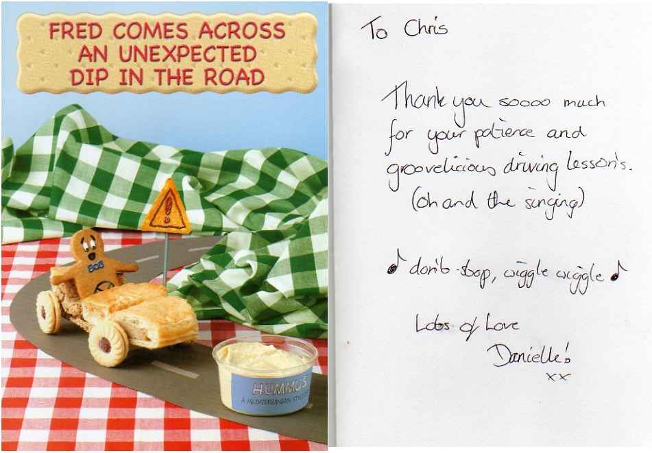 Thank You Cards to Drive Safe Driving School