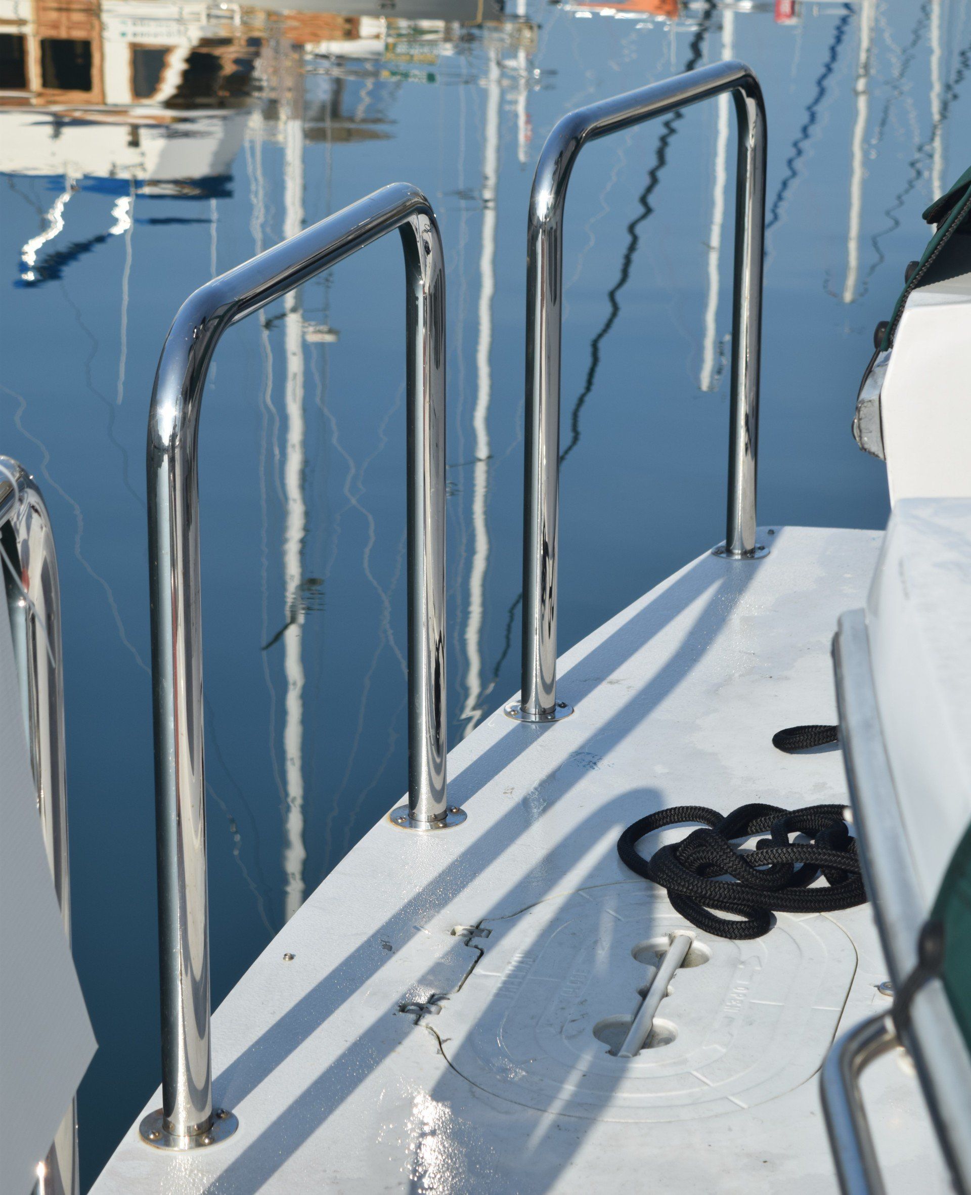 Swim Platform Staple Rails | Tanner Manufacturing & Design, Inc.