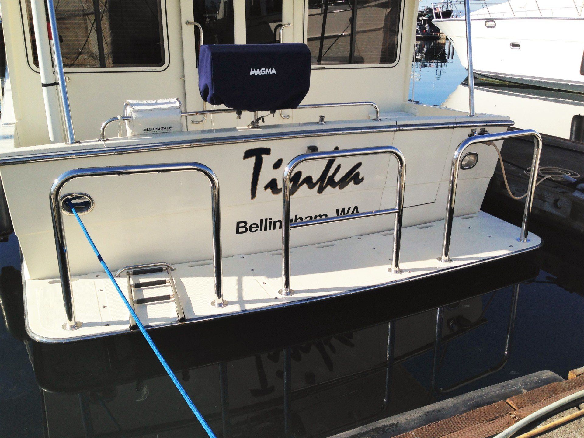 Swim Platform Staple Rails | Tanner Manufacturing & Design, Inc.